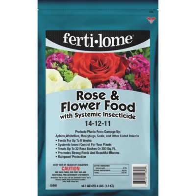 Fertilome Rose & Flower Food w/ Insecticide Controls Aphids Whiteflies ...