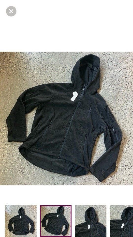 NEW Bearskin Tactical Hoodie Men Size Large in Black | eBay