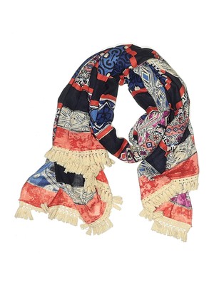 Roffe Women Blue Scarf One Size | eBay