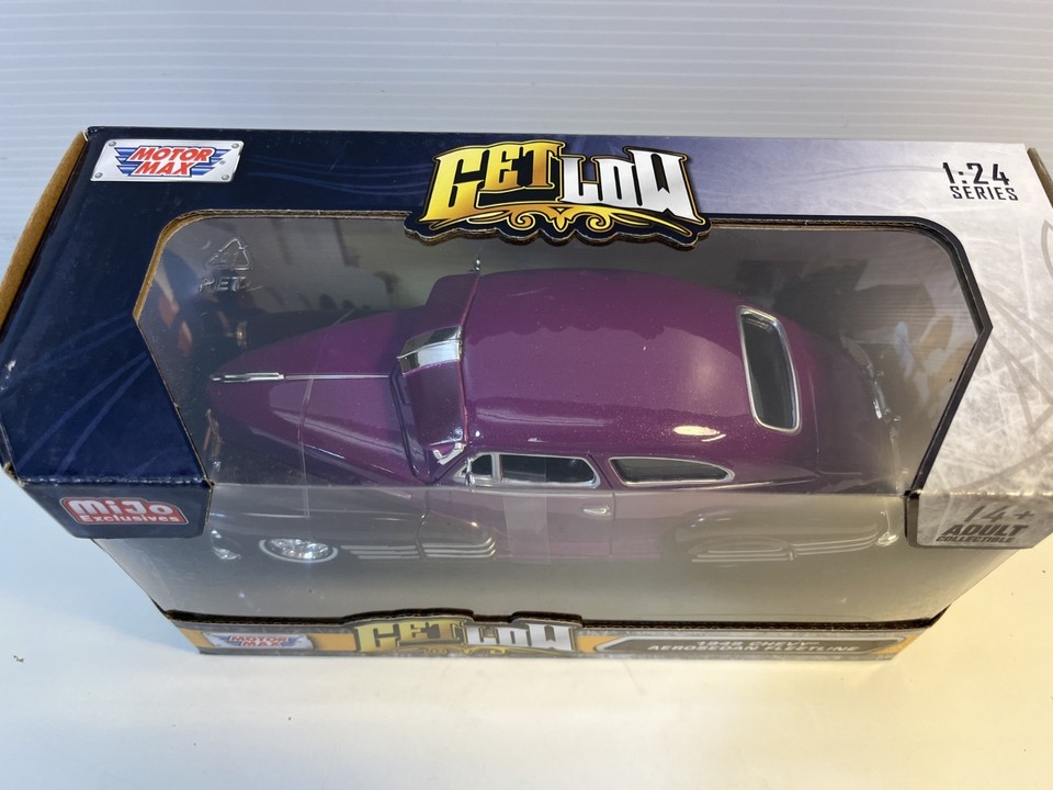 1948 Chevy Bomb Lowrider New In The Box Diecast Model in 1/24 Scale by ...