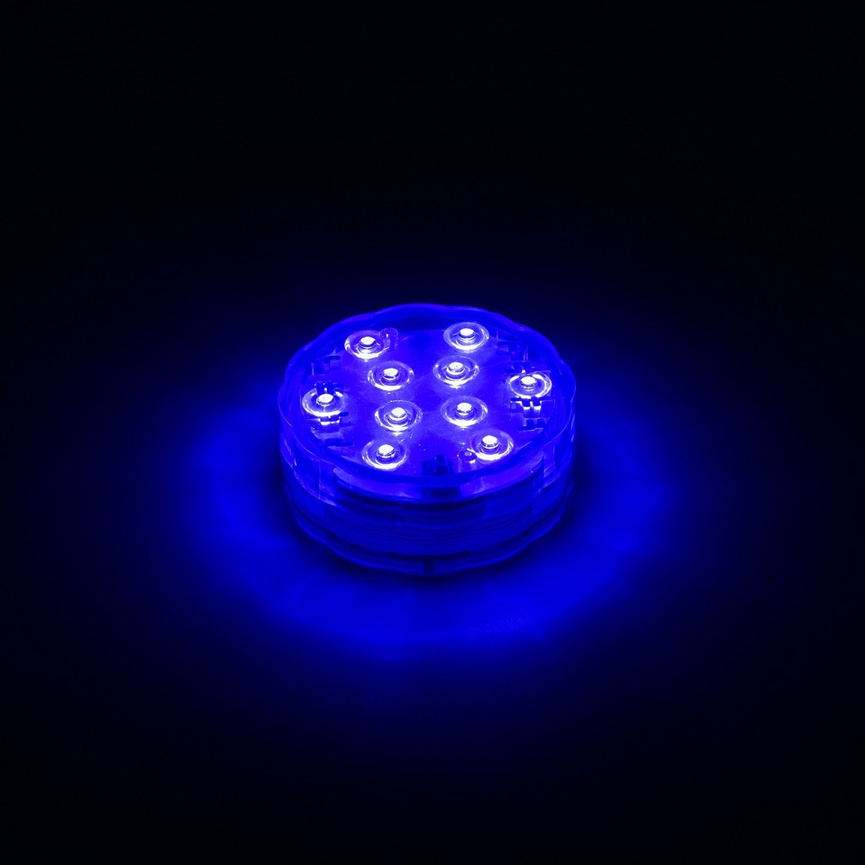 Color Changing Submersible LED Lights, Battery Powered Underwater LED ...