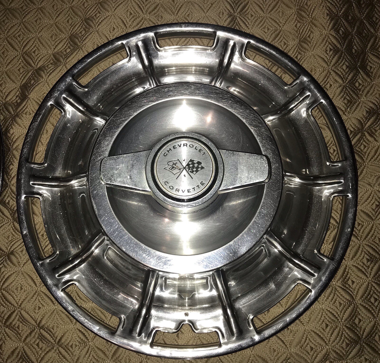 1959-1962 Corvette Hubcaps/Wheel Covers Set with Spinners - Genuine ...