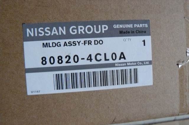 Genuine Nissan Infinity MLDG ASSY FR DO 80820-4CL0A for sale online | eBay