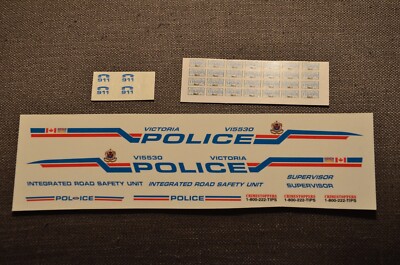 1/24, 1/25 Police Car decals (Bill Bozo - Victoria, Canada) | eBay