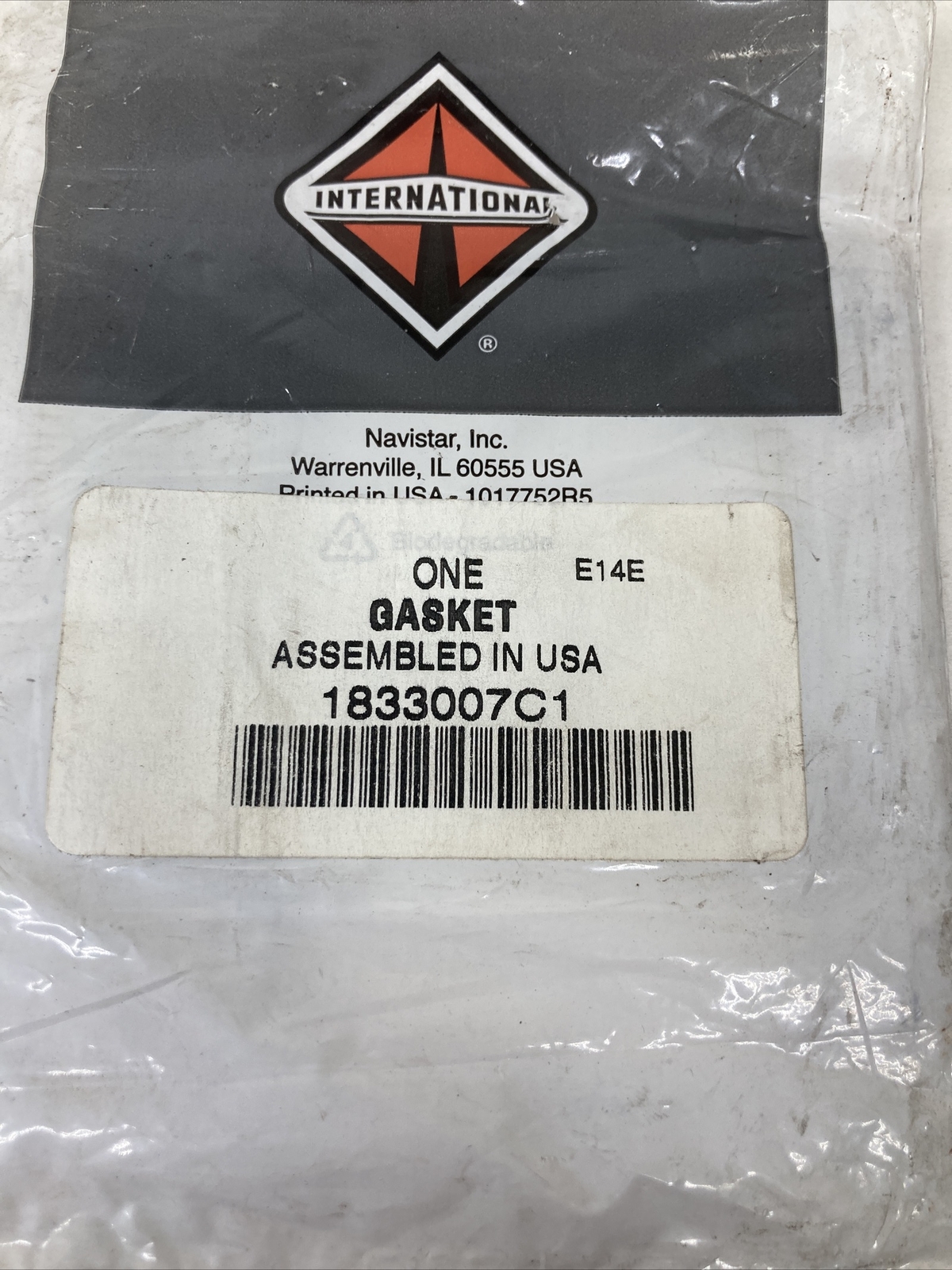 Navistar+Gasket+Turbo+Mounting+1833007C1 for sale online | eBay