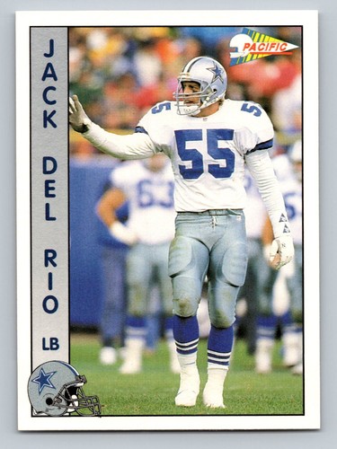 Jack Del Rio 1992 Pacific #66 Dallas Cowboys | eBay