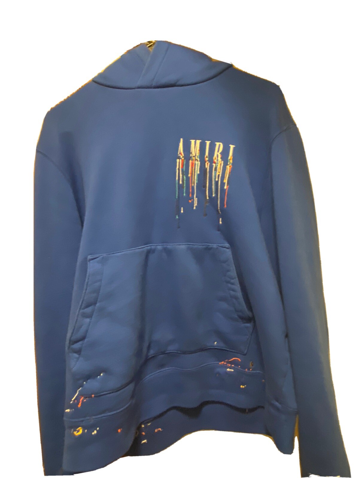 Amiri Paint Drip Hoodie Men Small (Fits Medium) - Gem