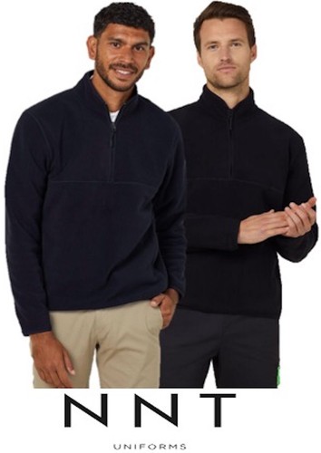 NNT - MENS 1/4 ZIP BRUSHED FLEECE WORK JUMPER - Y19315 / CATBE9 | eBay