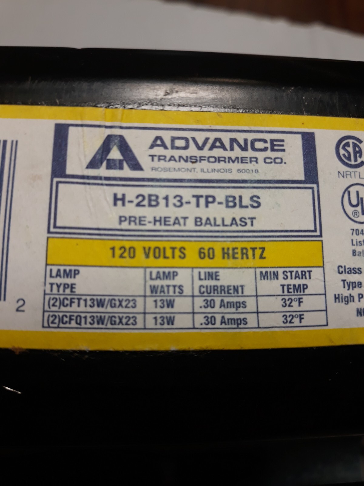 LITHONIA LF6 2/13D77 120 HPF 2-13W 6" CFL FRAME IN-NEW | eBay