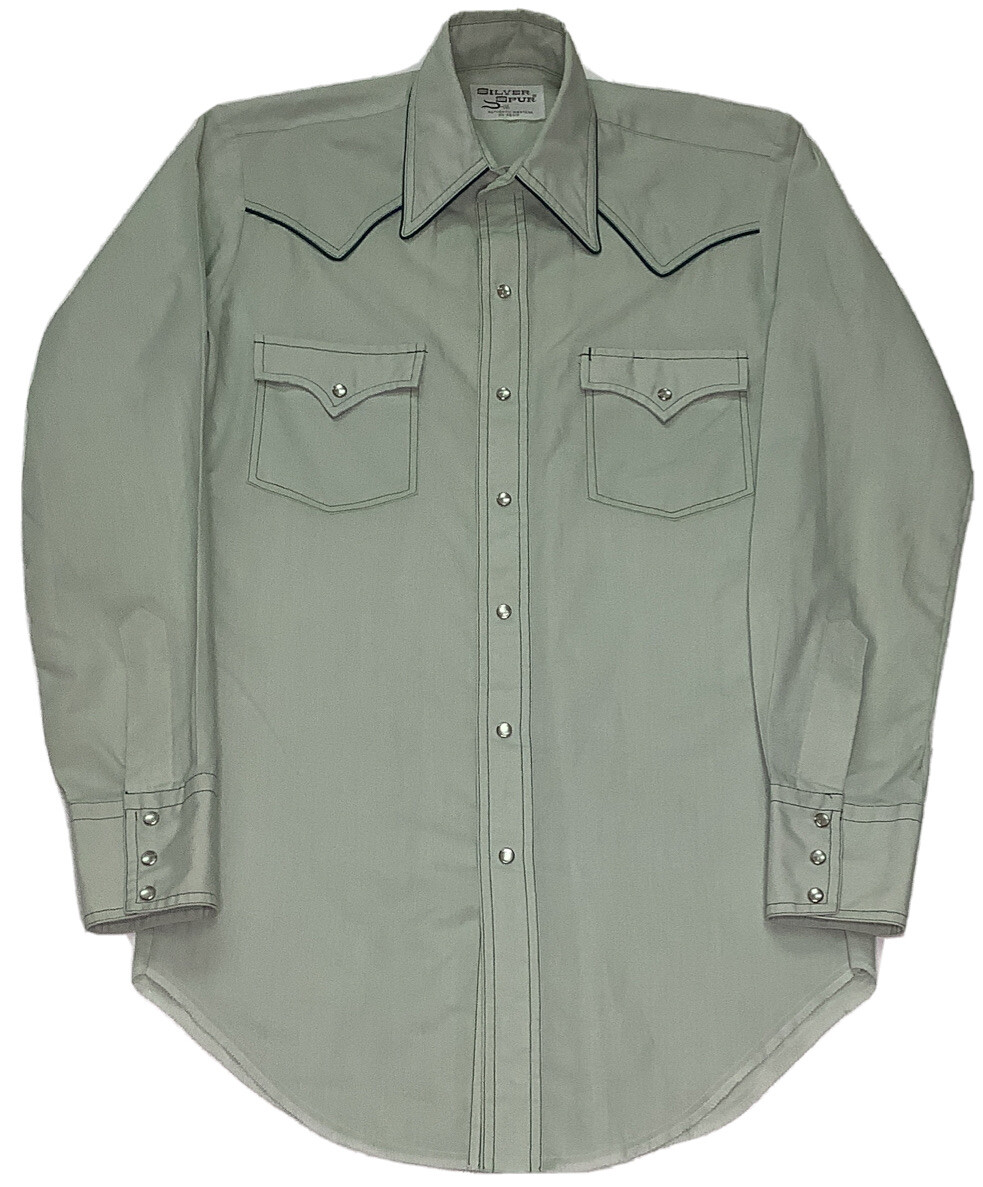 Vintage Silver Spur Western Shirt Pearl Snap Buttons … - Gem