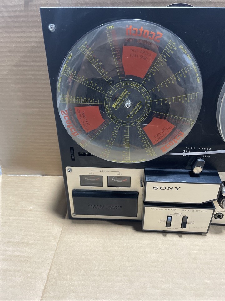 Sony TC-350 Will Reel To Reel Player Recorder Tested Works | eBay