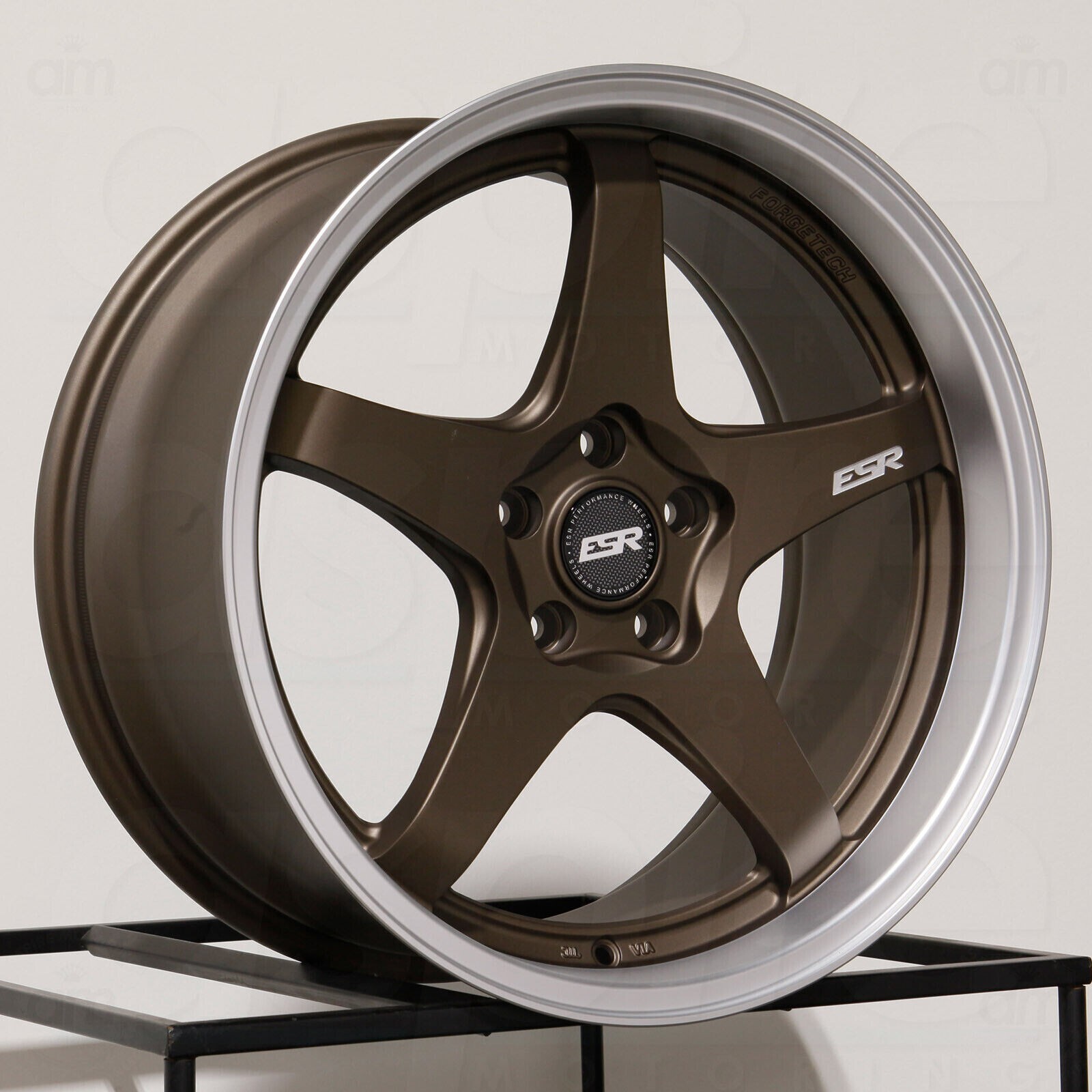 ESR AP5 18x10.5 5x114.3 22 Bronze Wheels(4) 72.56 18" inch Rims | eBay