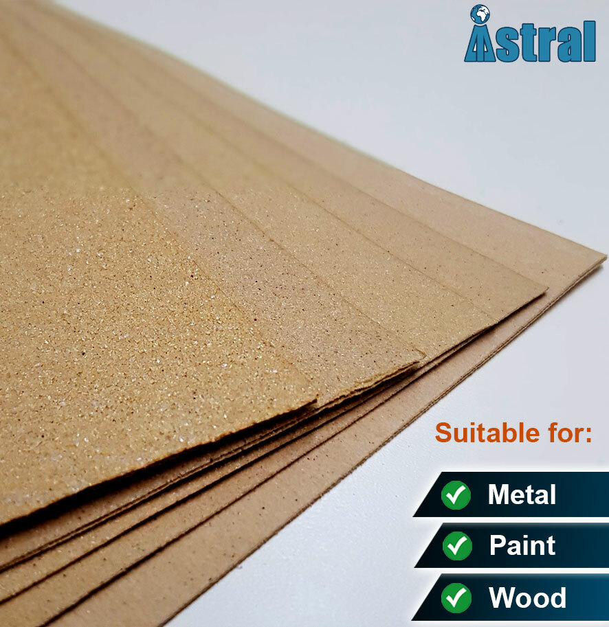 10 x Large Sandpaper Sheets | 40, 60, 80, 120 & 150 Grit | Fine Medium ...