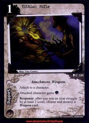 Yithian Rifle C145 Masks Nyarlathotep ENG Call of Cthulhu CCG | eBay