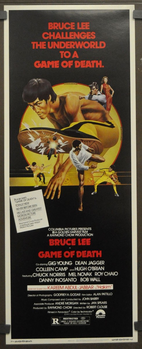 Bruce Lee Game Of Death Poster Bruce Lee In Game Of Death Poster By
