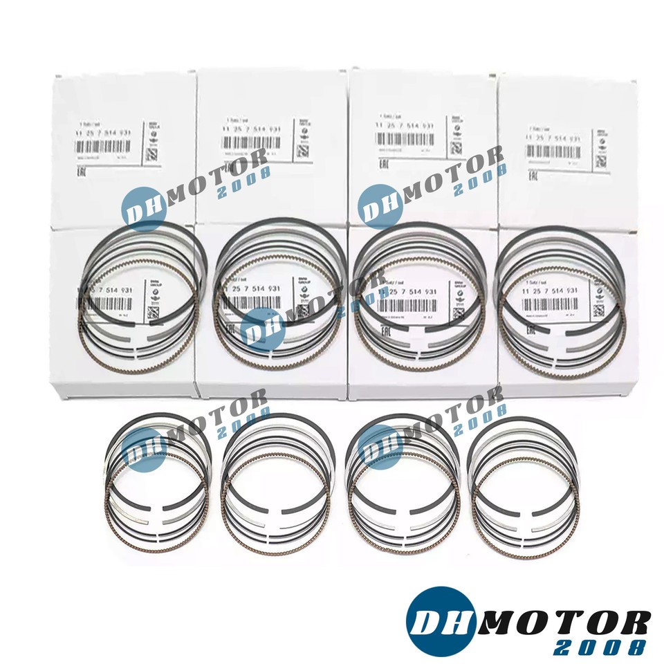 8X piston rings for BMW E53 E60 E65 N62B44 545i 645i 745i X5 4.4L ...