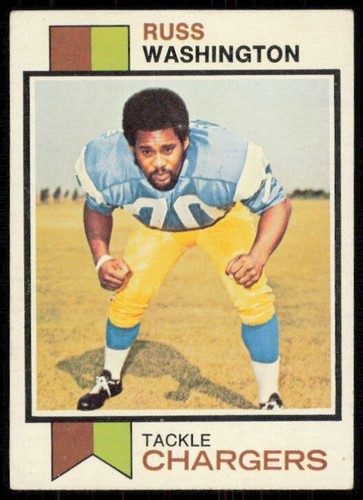 1973 TOPPS #199 Russ Washington San Diego Chargers VG/EX | eBay