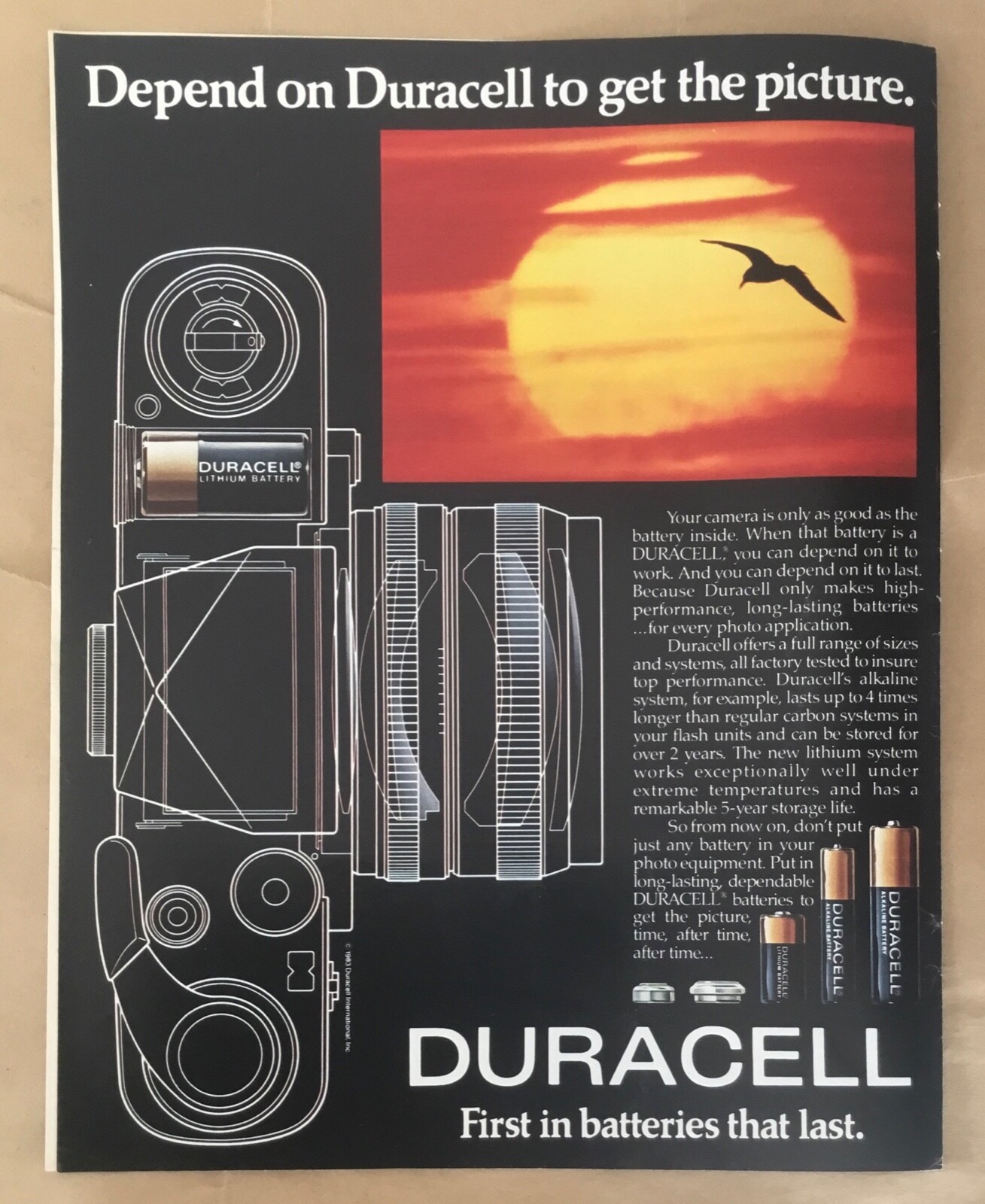 Duracell Magazine Ad