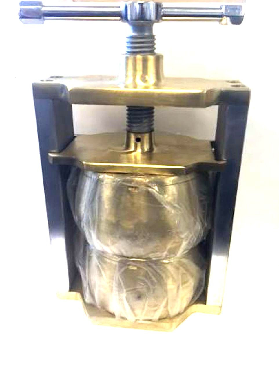 DENTAL LABORATORY LAB SPRING PRESS COMPRESS WITH TWO FLASK BRONZE 3 ...