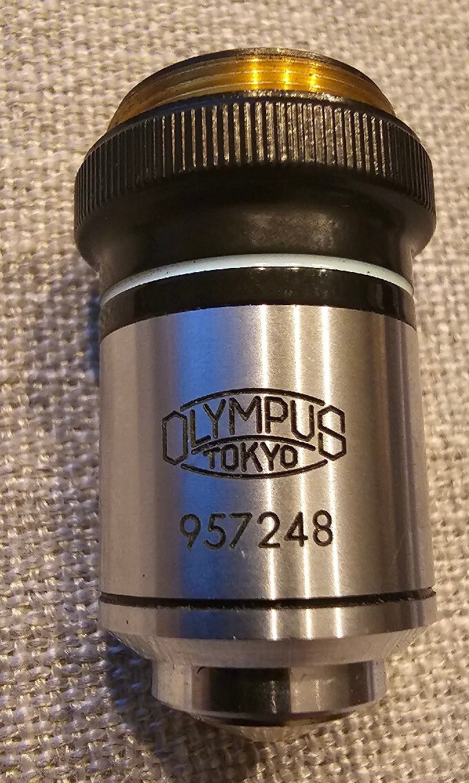 Olympus Tokyo Microscope Objective Hi 100x / 1.30 Lens for sale online ...