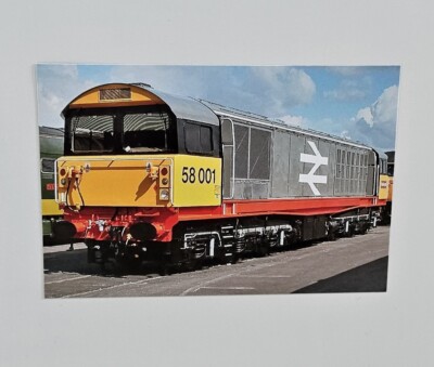 Class 58 58001 Fridge Magnet British Rail Diesel Locomotive Railfreight ...