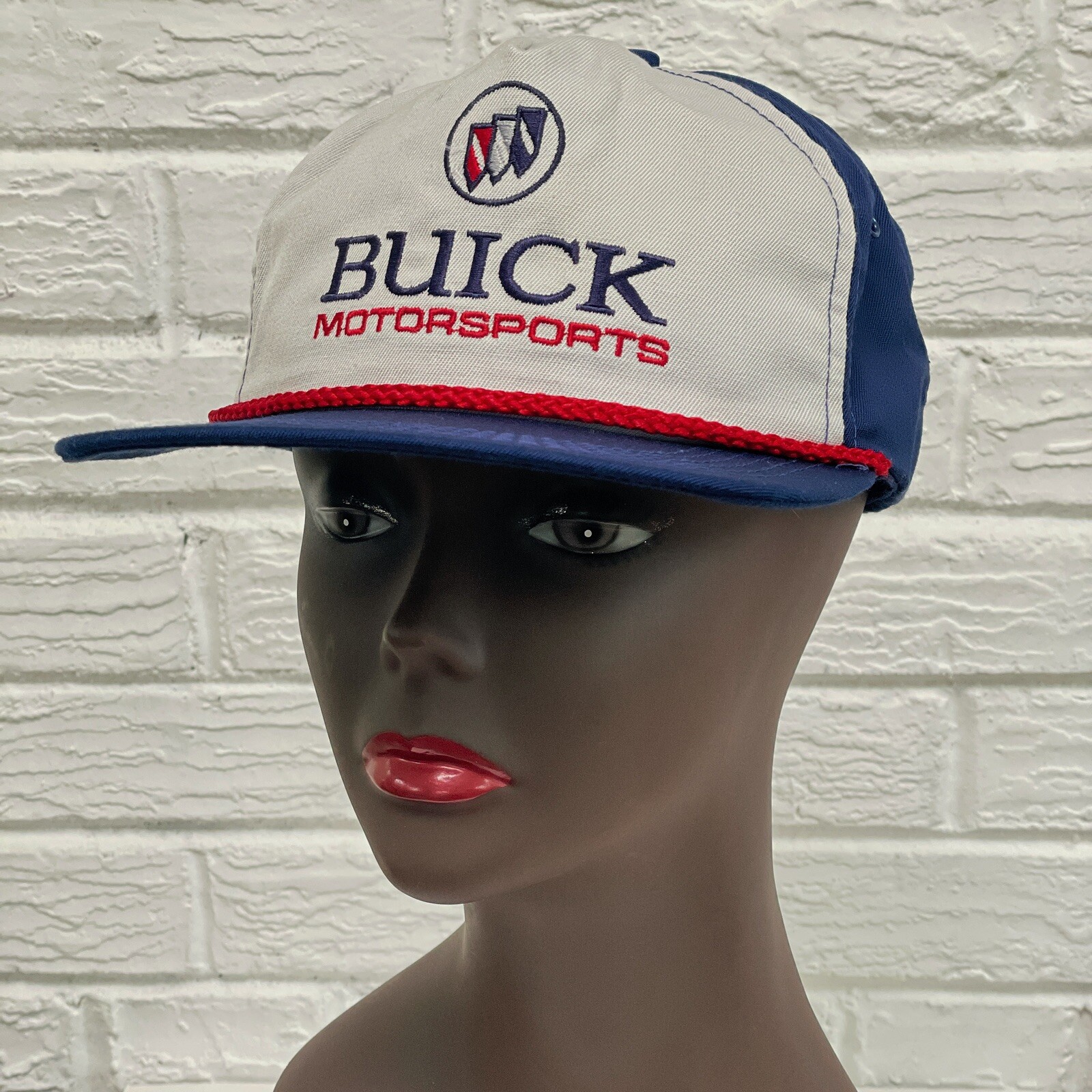 Vintage 80’s BUICK MOTORSPORTS Two-tone Hat Made In… - Gem