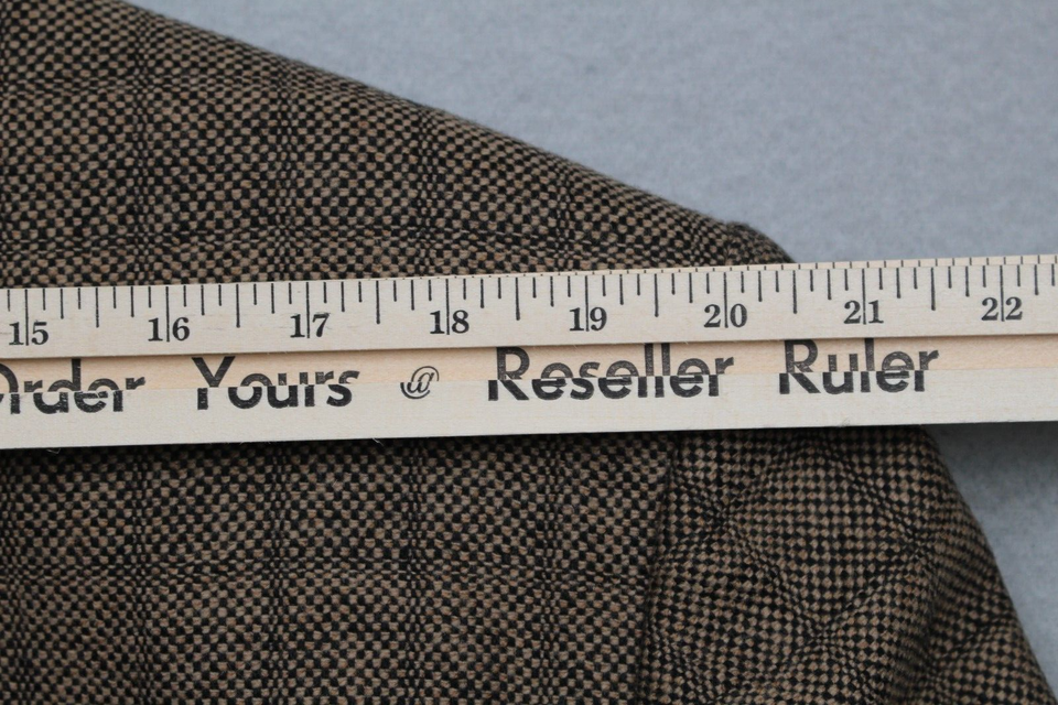 Jupiter Jacket Mens Large Sport Coat Check Tweed Cashmere Wool Blend ...