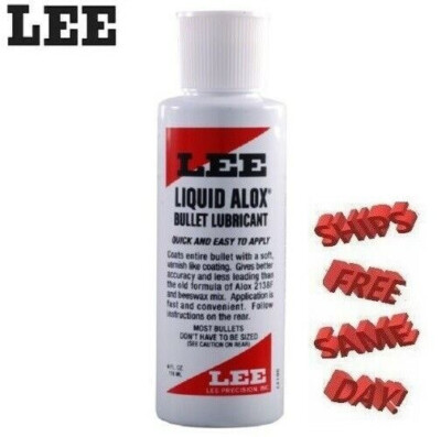 Lee Precision Alox Bullet Lube 4 oz Liquid Lubricant # 90177 New! | eBay