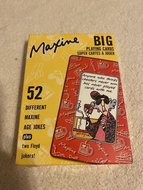 Maxine Big Playing Cards Hallmark Age Jokes Complete Deck for sale ...