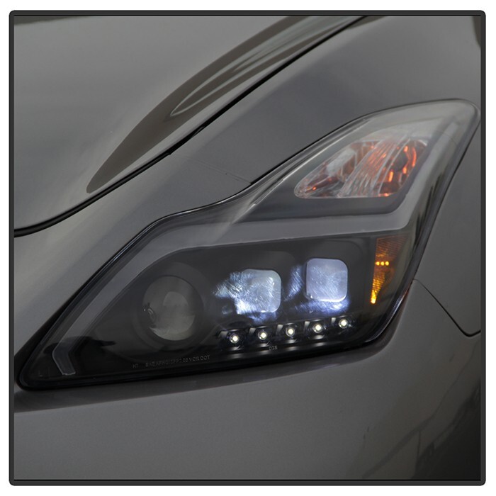 Spyder Projector Headlights - HID/Xenon Black For 08-13 Infiniti G37 ...