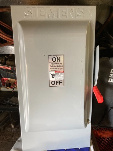 Siemens 200A 3 phase disconnect | eBay