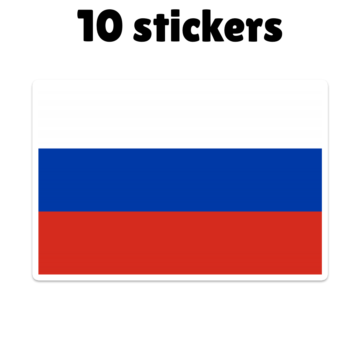 Russia Flag Sticker Decal Vinyl Fade & Waterproof | eBay Australia