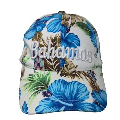 Bahamas Strapback Hat Multicolor One Size Adjustable Embroidered Floral ...