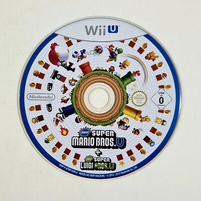Nintendo Wii U Game NEW SUPER MARIO BROS U + NEW SUPER LUIGI U German ...