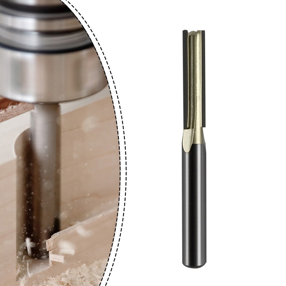 YG6 Carbide 3 Flute Straight Router Bit for Precise Woodworking ...