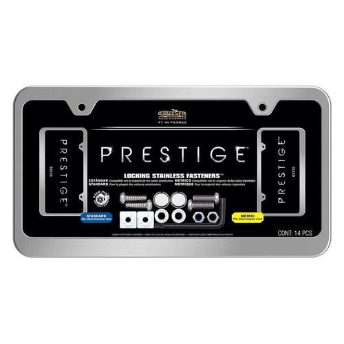 Cruiser Prestige Style Polished License Plate Frame | eBay