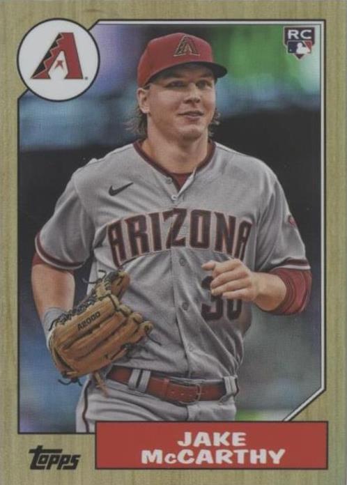 2022 Topps Archives - 1987 Topps Design Jake McCarthy #203 Rainbow Foil ...