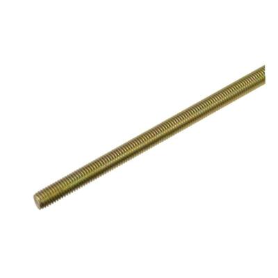 Pack of 3 Zinc Yellow M12 x 1.75p x 1 Metre Allthread High Tensile ...