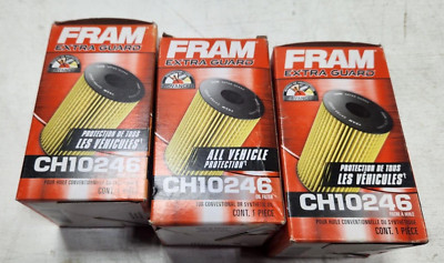 3PACK - FRAM Extra Guard Oil Filter CH10246 - NEW Replacement Oil ...