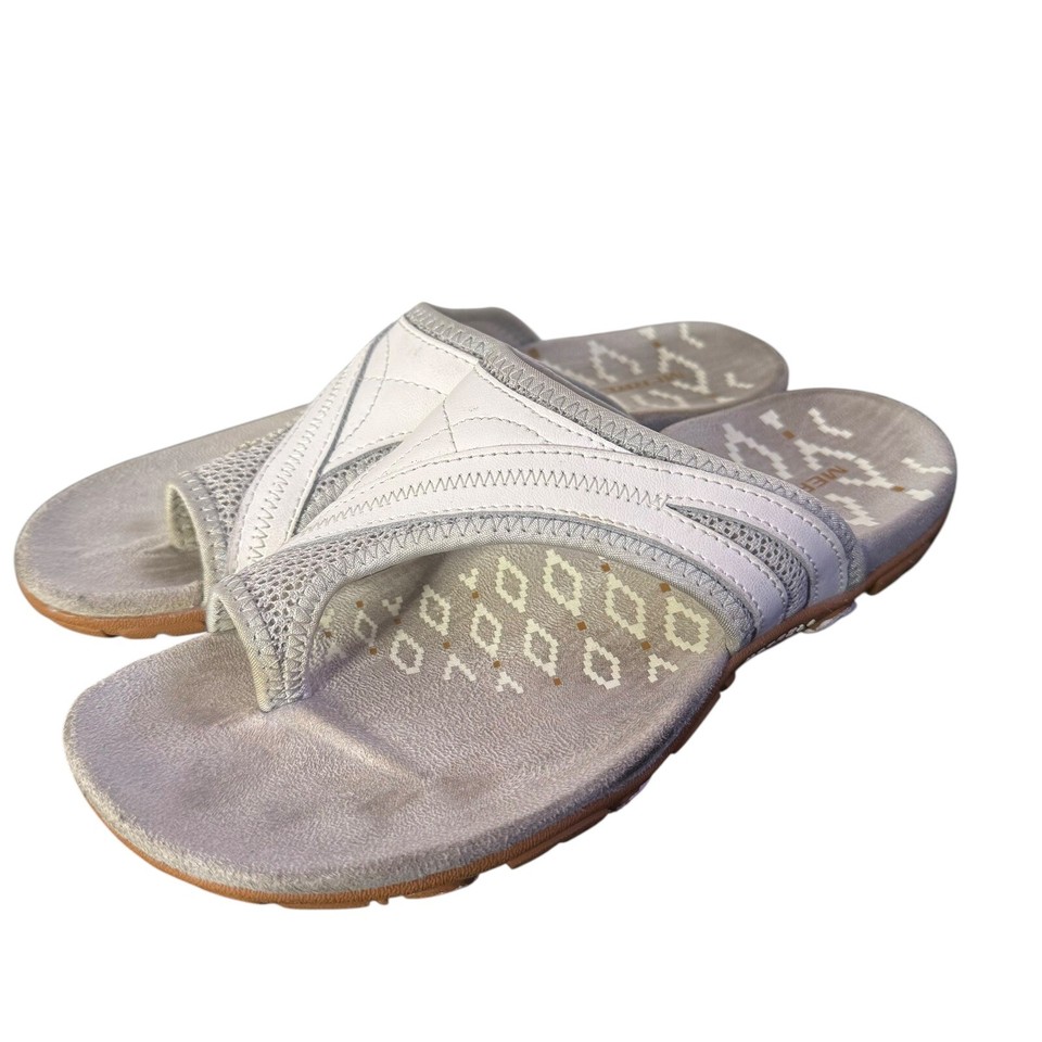 Merrell Womens 6 Sandspur Delta Toe Ring Slip On Sandals Performance ...