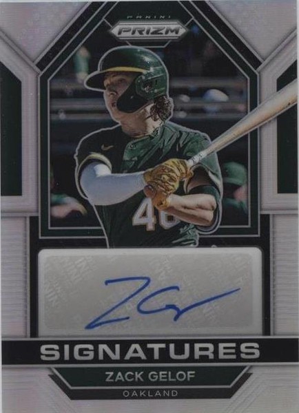 2023 Panini Prizm - Signatures Silver Prizm #SIG-ZG Zack Gelof (AU, RC ...