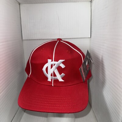 Red Kansas City KC Monarchs Negro League Baseball Hat Cap Snapback ...