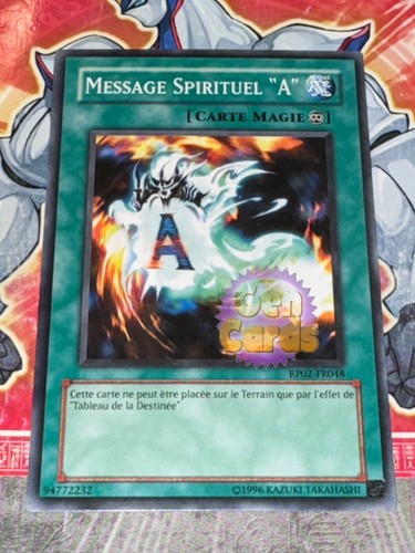 Carte YU GI OH MESSAGE SPIRITUEL " A " RP02-FR048 x 2 | eBay