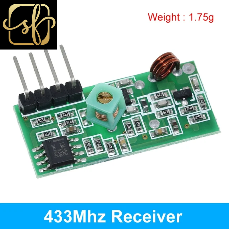 433Mhz Receiver RF Transmitter and Receiver Module Link Kit for ARM/MCU ...