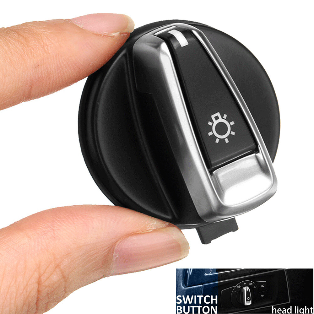 Auto Headlight Switch Knob Button 61319169405 For BMW 1 E88 E82 3 E90 ...