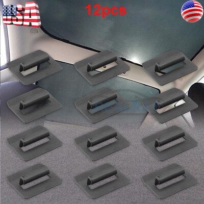 For Tesla Model Y S X 3 Roof Sunshade Clips Skylight Split Shade Sun ...