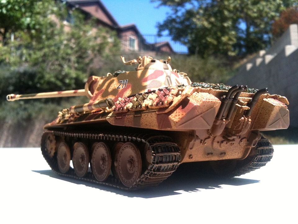 Corgi MAN Sd.kfz.171 Panther Tank German Army, Stoumont Belgium 1:50 ...