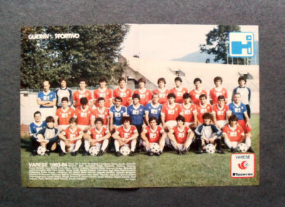 POSTER VARESE CALCIO STAGIONE 1983/84 ROSA AL COMPLETO SQUADRA TEAM | eBay