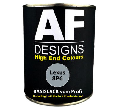 250ML Basislack Lexus 8P6 Grayish Blue Metallic Spritzfertig Autolack ...