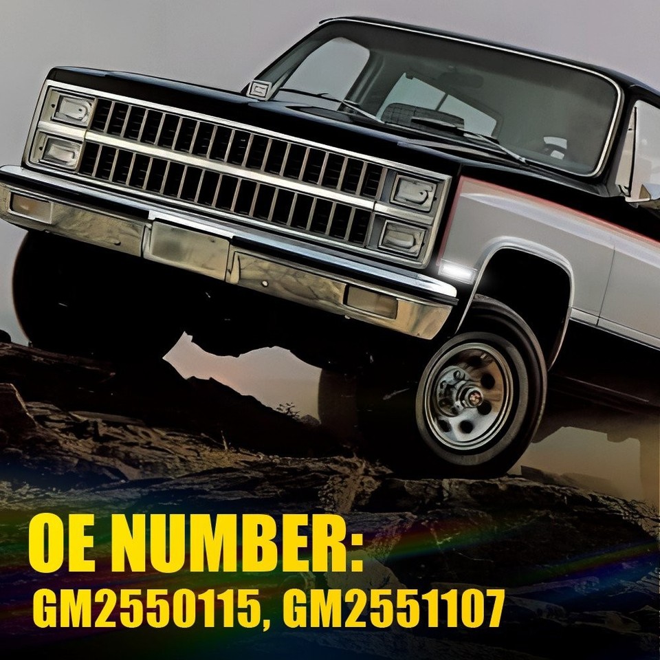 Smoked White LED Side Marker Signal Lights For GMC K5 Jimmy Suburban ...